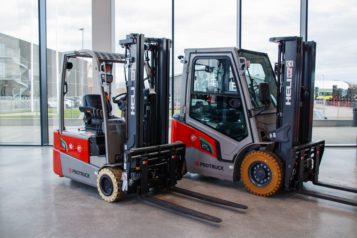 Køb nye gaffeltrucks hos ProTruck - Arbejdsforhold.dk